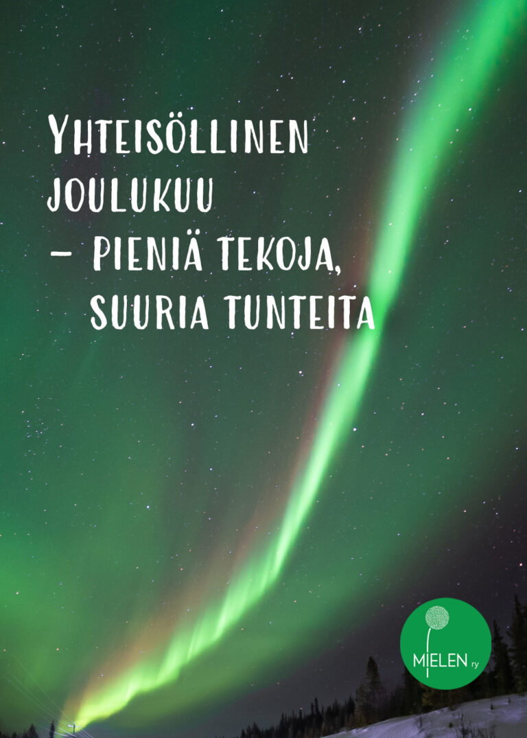 Yhteisöllinen joulukuu – Mielen ry